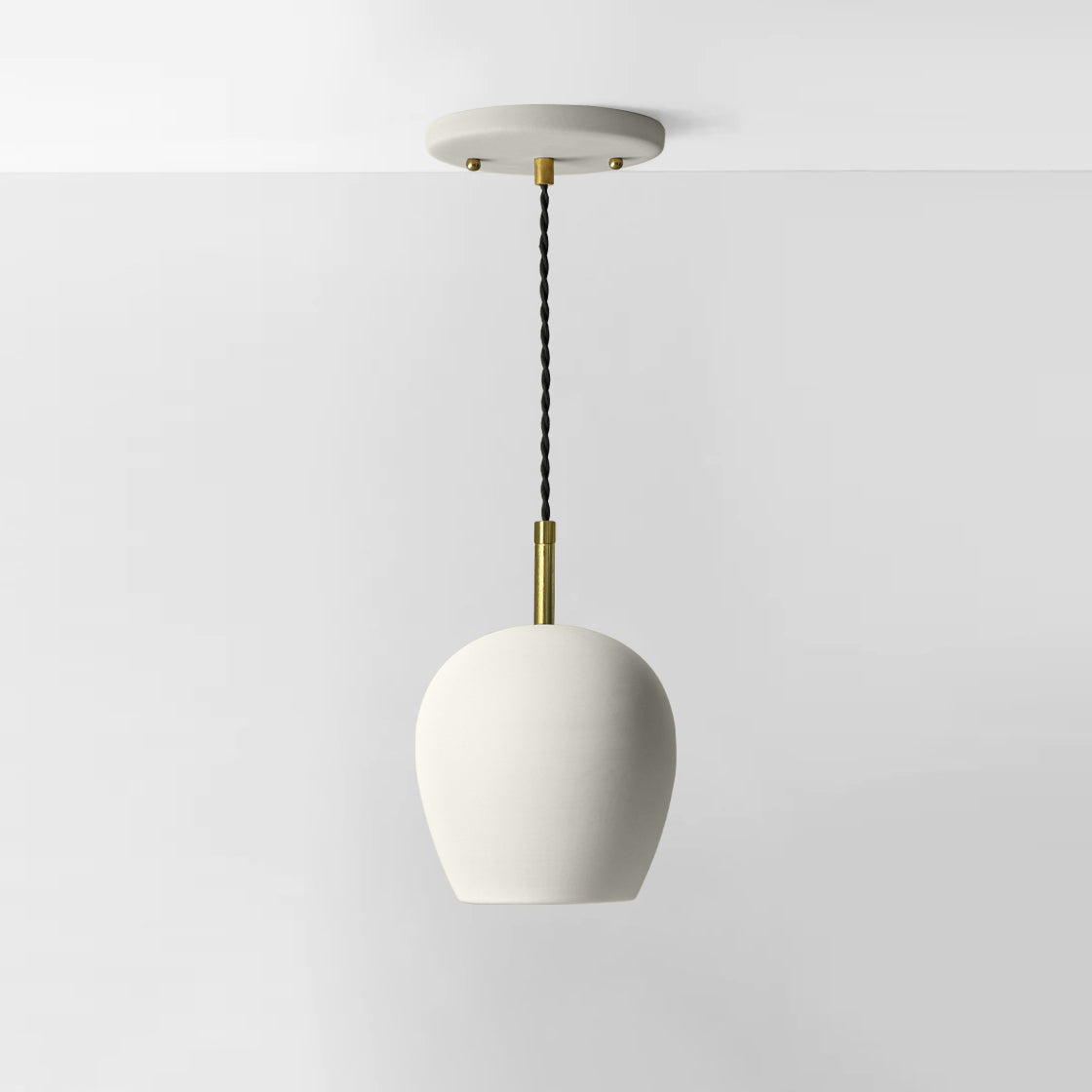 Tulipano Pendant Light | Minimalist Hanging Fixture | Bone White ...